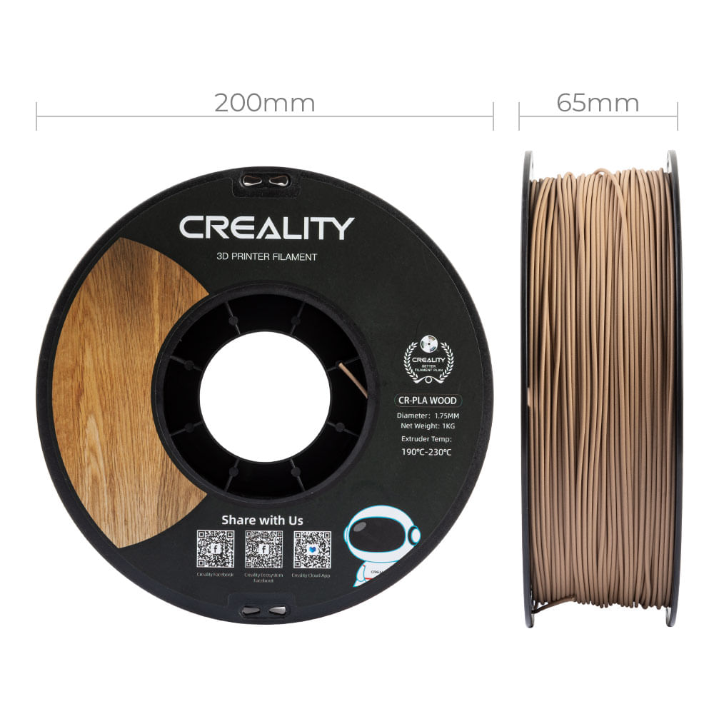 Creality Filamento CR-PLA Wood 1,75mm 1kg
